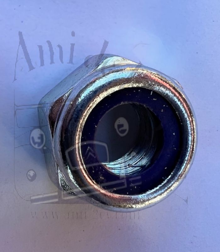 Ecrou autobloquant M10 pour barre de direction 2cv