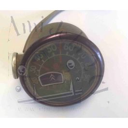 Compteur rond 2cv occasion jaeger gradué de 20 à 90 km/h
