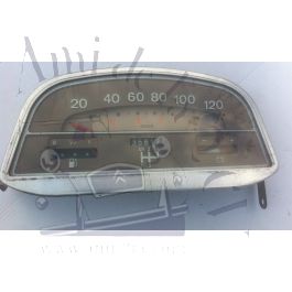 Compteur kilométrique 2cv occasion Marque Jaeger gradué de 20 à 120 km/h