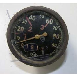 Compteur kilométrique 2 cv occasion marque ED gradué de 10 à 90 km/h