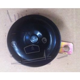Avertisseur sonore Klaxon 2cv Dyane Méhari avec sa pate de fixation